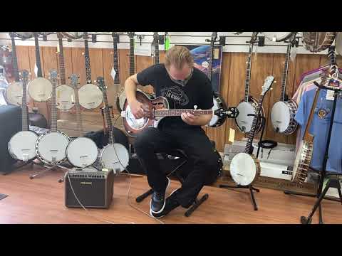 Gold Tone Dojo DLX acoustic / electric Banjo with Resonator | Reverb