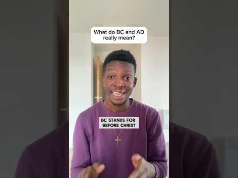 What do BC and AD really mean?