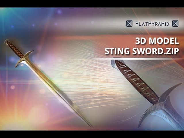 Sting Sword.zip 3D Model - FlatPyramid