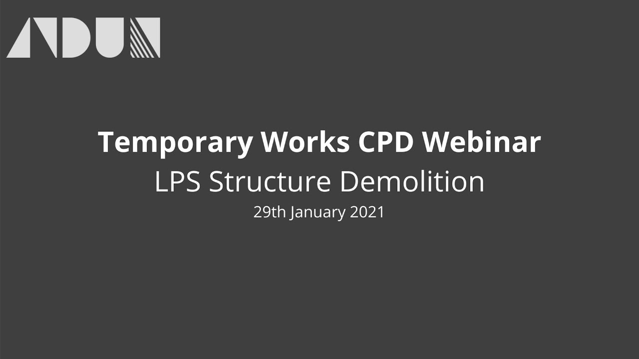 LPS Structures Demolition - CPD Webinar - Coventry Point Case Study