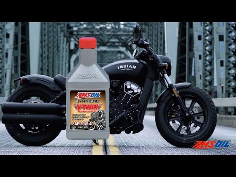 AMSOIL 20W-40 V-Twin Motorcycle Oil