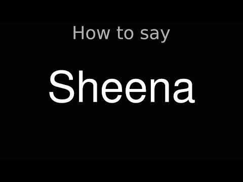 How to Pronounce correctly Sheena (Movie)