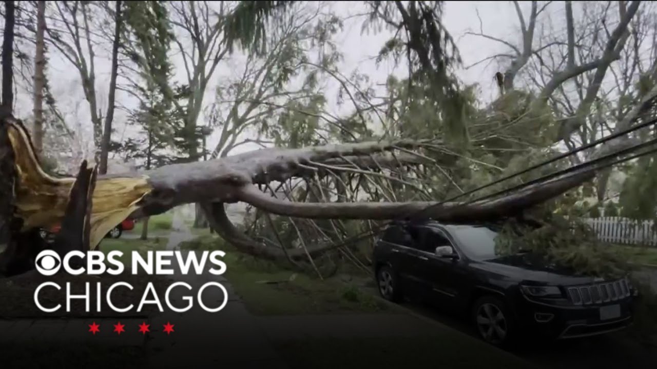 Severe storms leave flooding, wind damage across Illinois