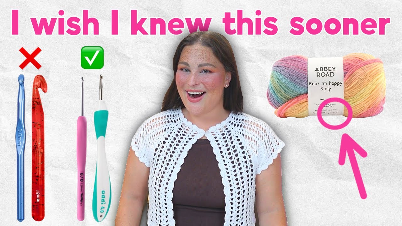 I wish someone showed me this before I started crocheting