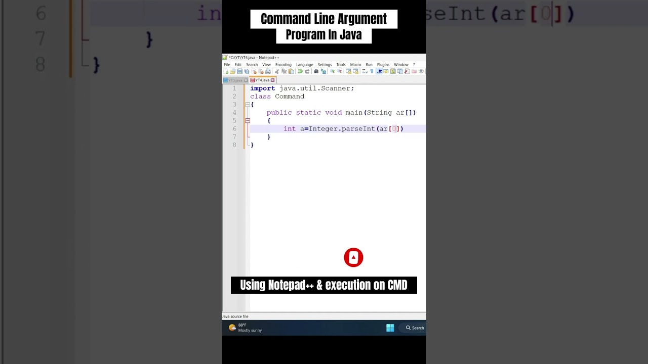 Java Program In Command Line Argument💻 #shorts #Java program #Coding Tutorials #code