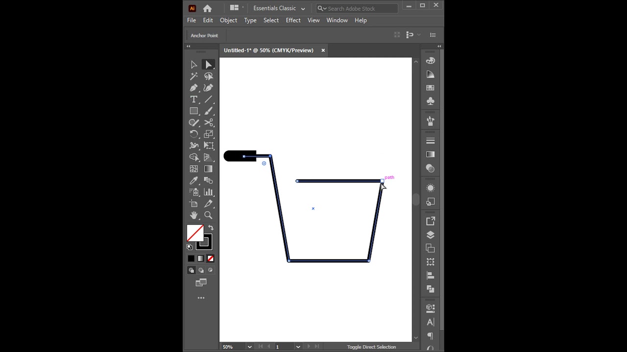 Cart icon Draw in Adobe illustrator #shorts #icon