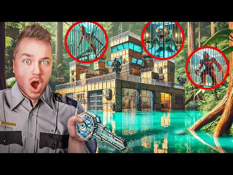 We Built the ULTIMATE BOX FORT PRISON for MONSTERS! (Pond Monster, Siren Head, Bigfoot)