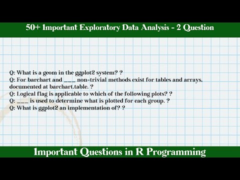 MCQ Questions Exploratory Data Analysis - 2 with Answers