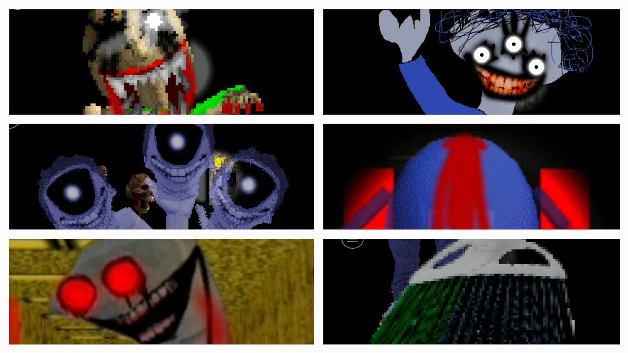 BALDI'S BASICS THE OLD LABORATORY OF FAILURE EXPERIMENTS ALL JUMPSCARES