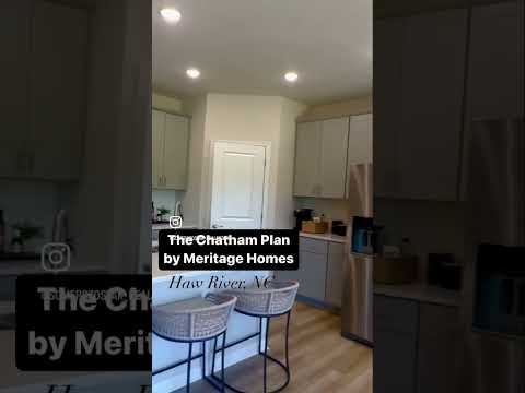 CHATHAM PLAN TOUR by Meritage Homes | Cherry Creek Haw River, NC New Construction | Graham Mebane NC