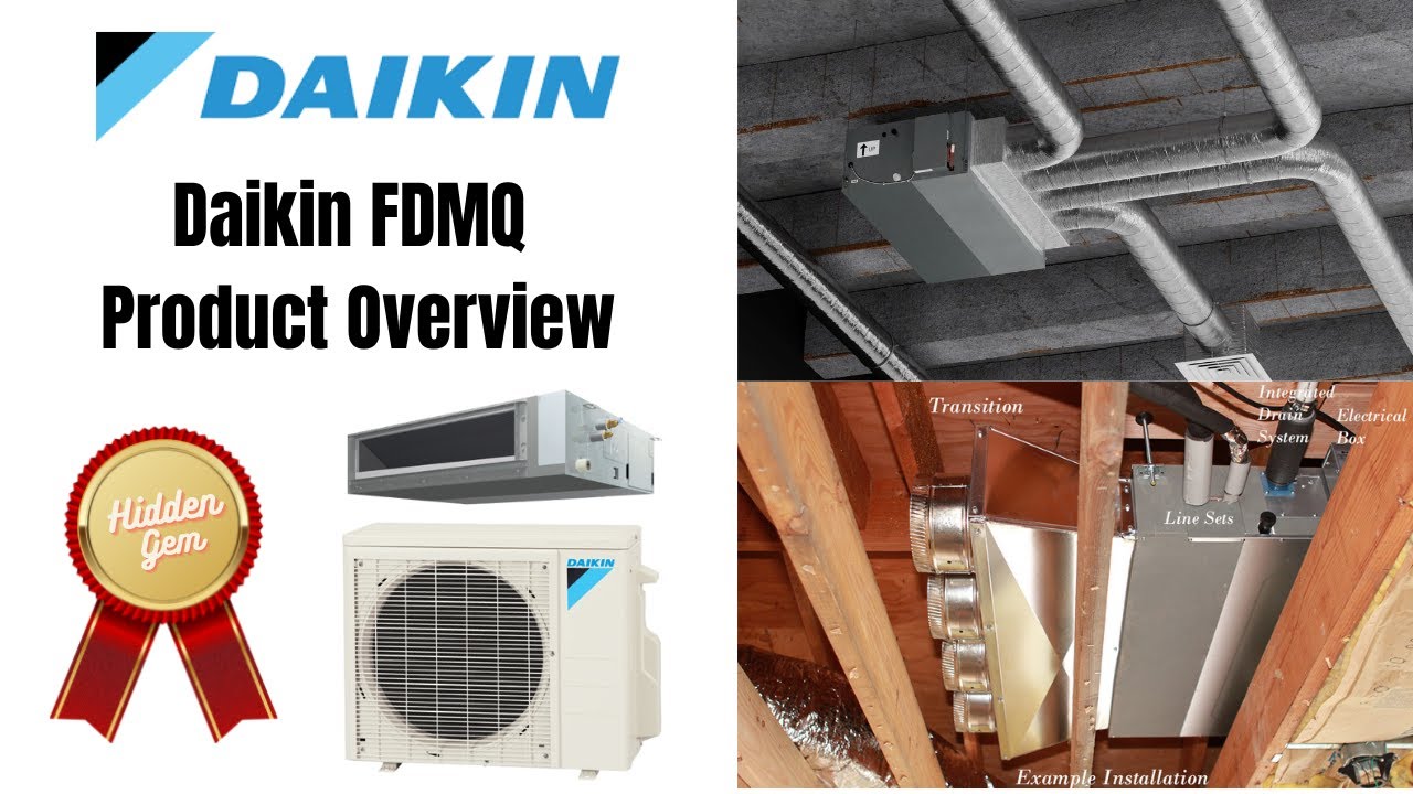 Daikin FDMQ Ducted Ductless Mini Split Overview