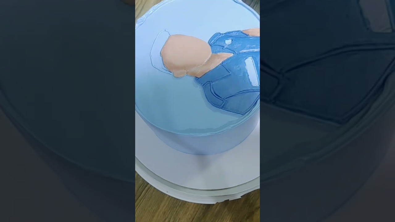 vector portrait cake #policemancake #portraitcake #vectorcake