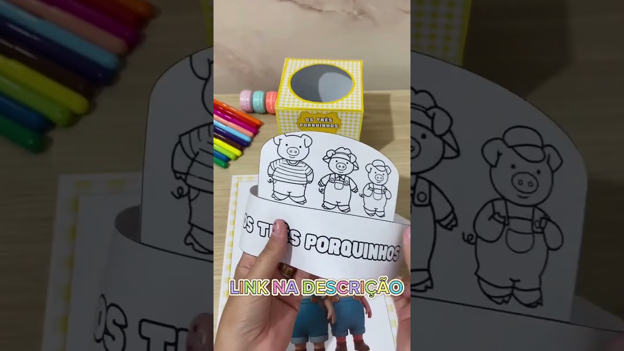 História Os Três Porquinho em PDF para baixar + atividades para imprimir!