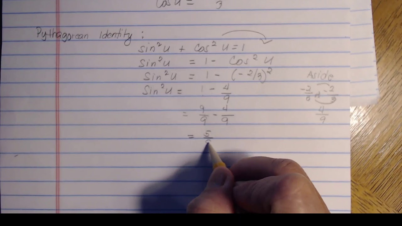 example 1 Lesson 5 1: Using Identities to Evaluate a Function