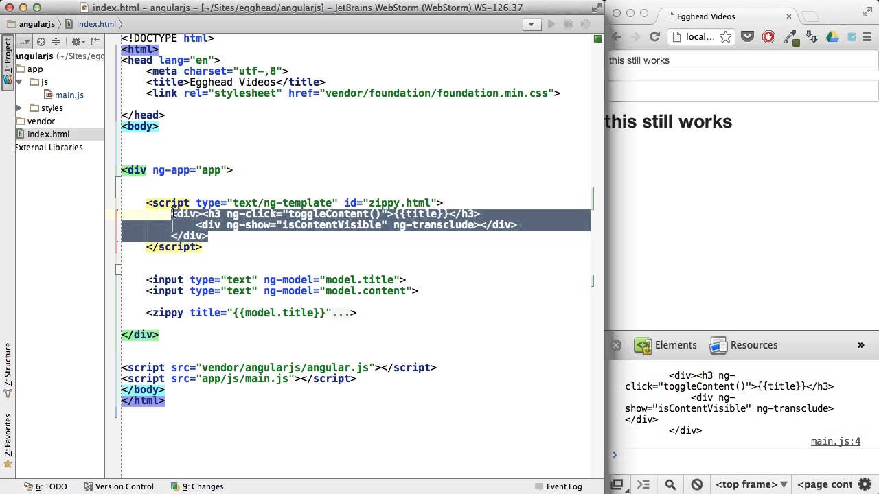 Egghead.io - AngularJS - $templateCache