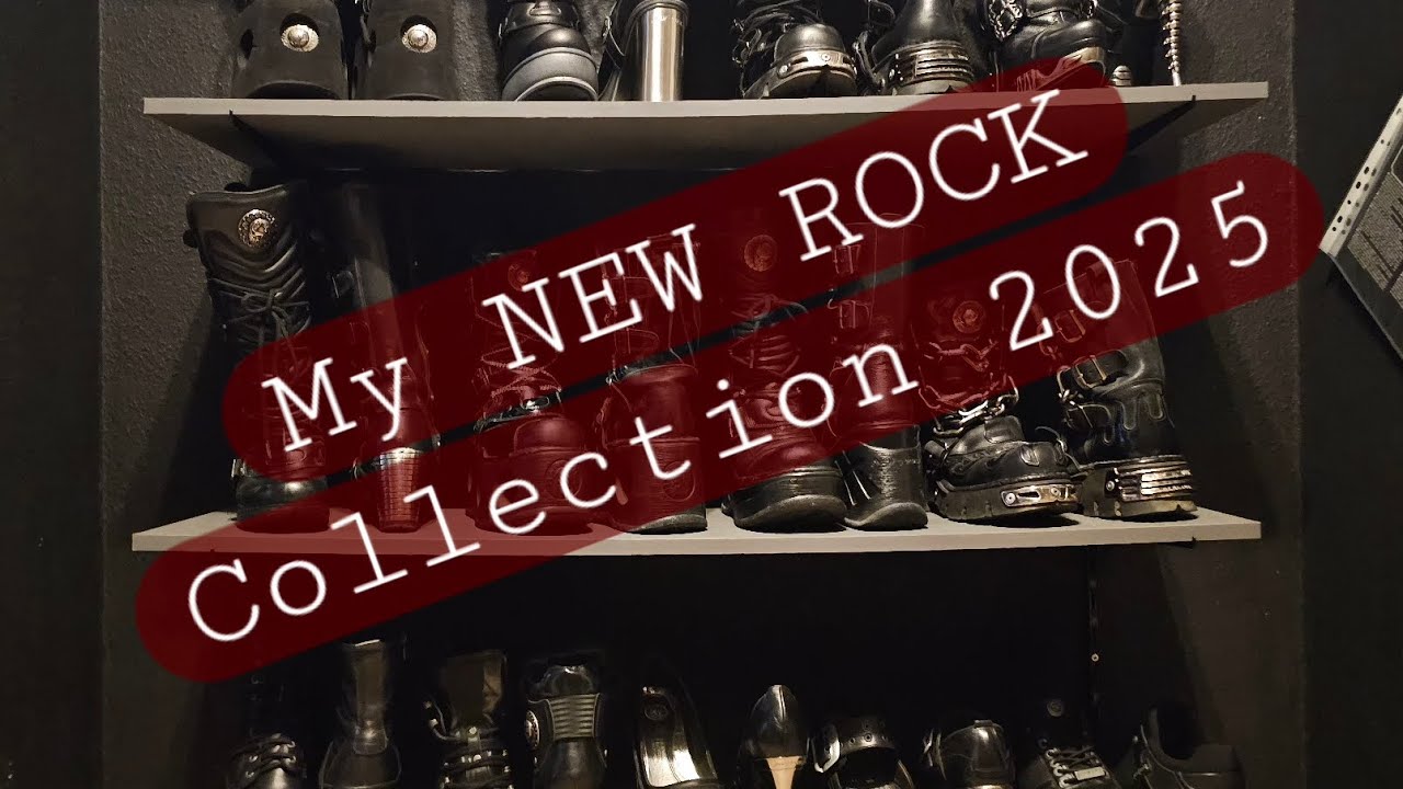 My NEW ROCK Boots collection 2025✨️🖤