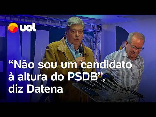 'Não sou um candidato à altura do PSDB', diz Datena