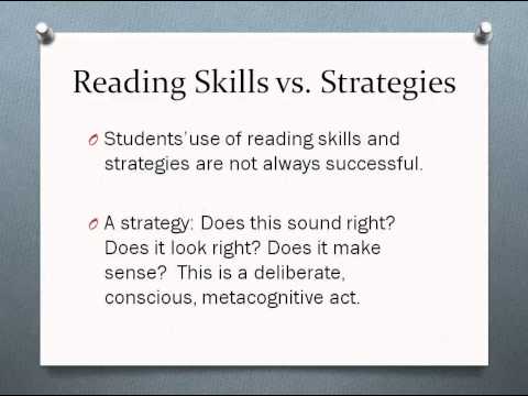 What is the Difference Between Reading Skills and Strategies