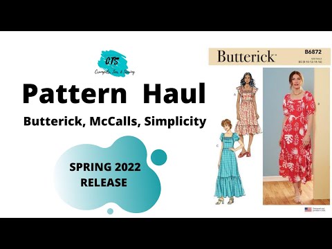 New Patterns McCall's, Butterick, Simplicity Haul