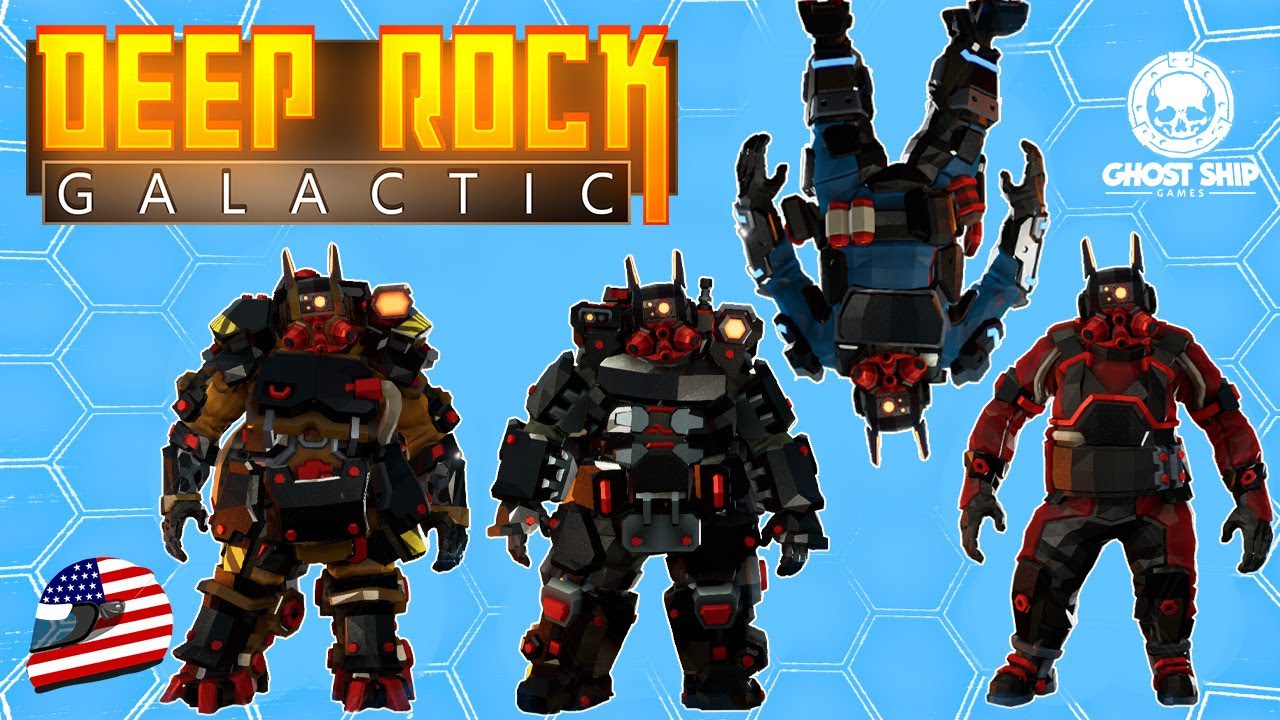 Deep Rock Galactic - Black Crag + Gloomstalker Mask MK3 - Rank 100 Prestige Assignment Missions