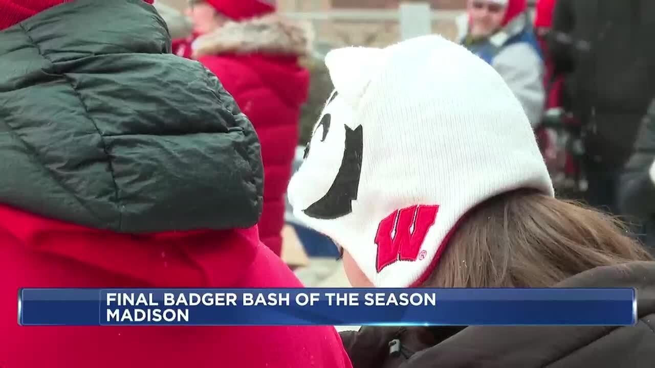 Wisconsin fans gather for final Badger Bash of the season