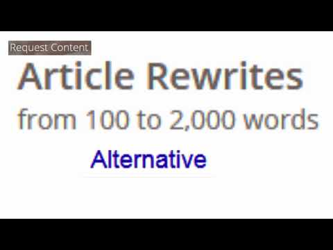 Article Rewriter Software Free Download Alternative