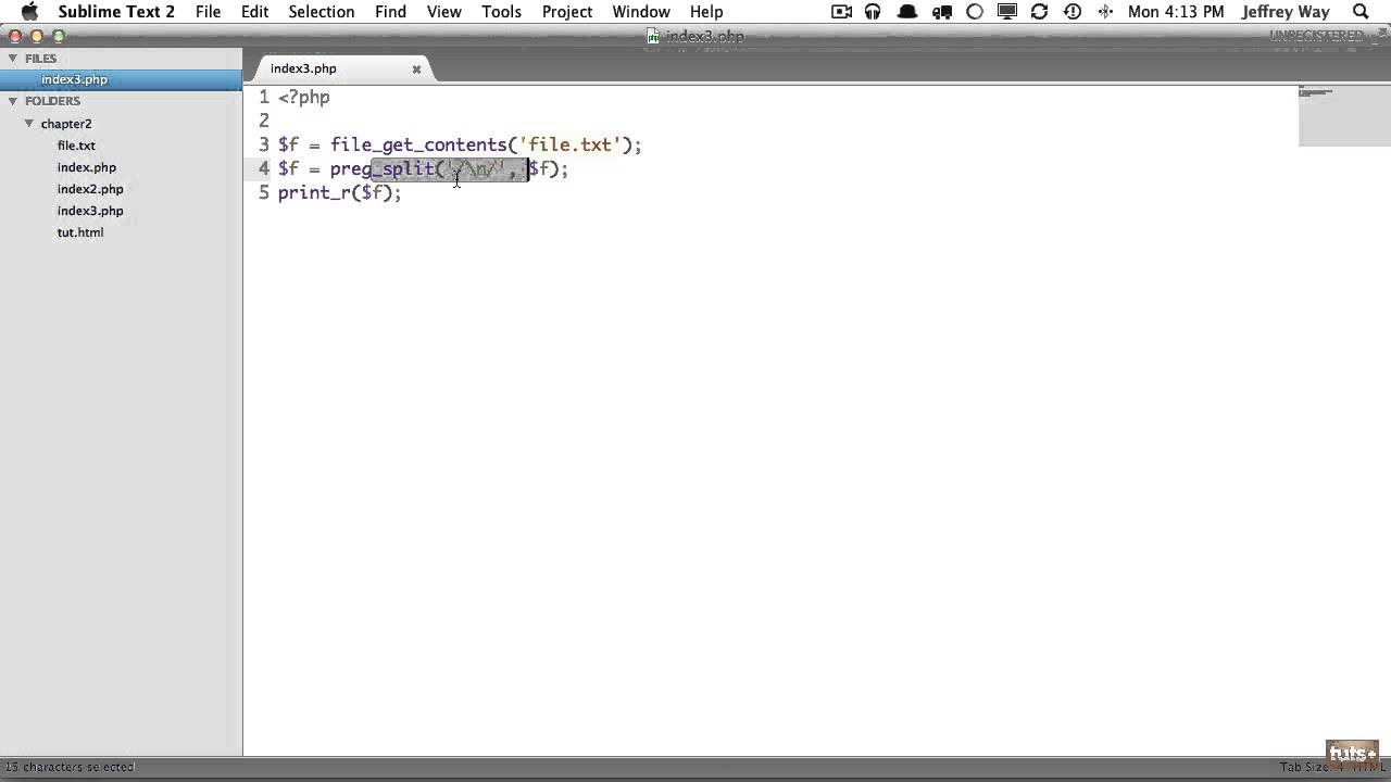 4 The preg split Function