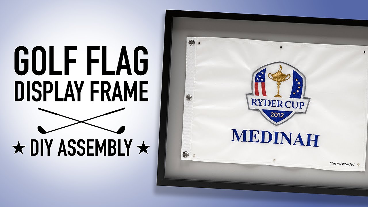 Golf Flag Display Frame Kit — DIY Assembly Instructions