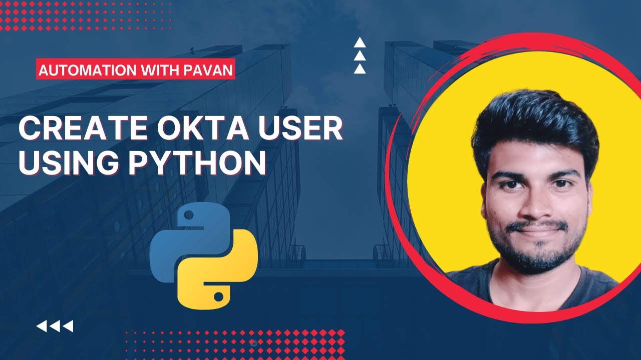 Create okta user using python | Automation
