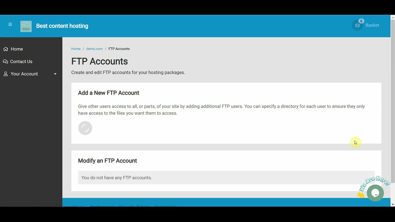 StackCP FTP Accounts Setup Guide 2026 | BestContentHosting