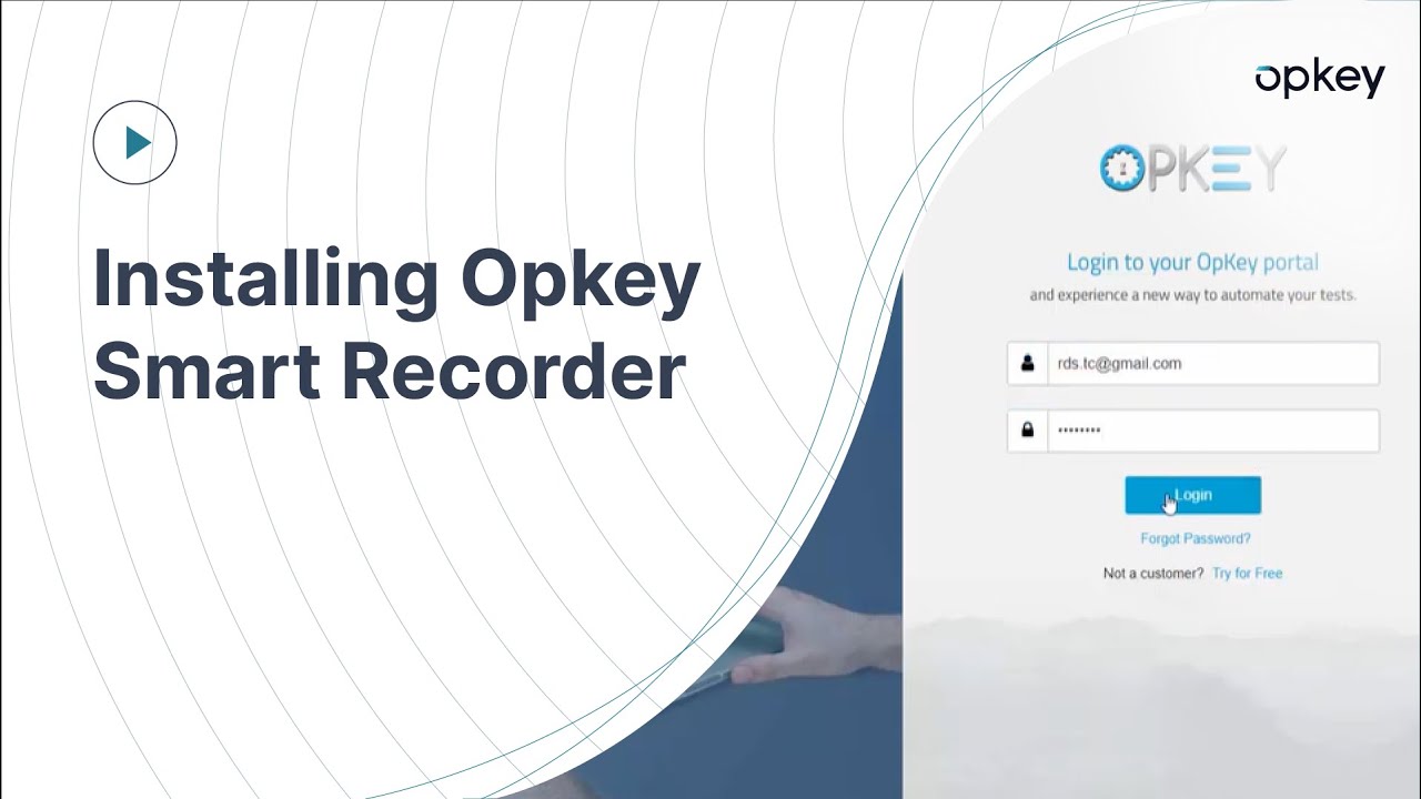 Installing Opkey Smart Recorder