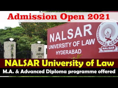 NALSAR University of Law, Hyderabad | Courses, Fee, Eligibility Criteria And Admission Process