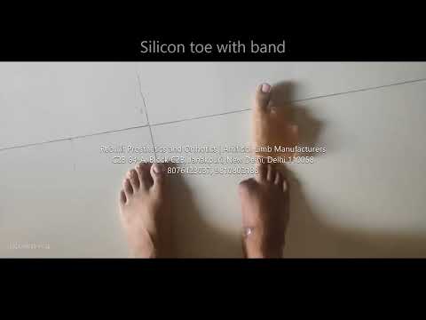 Silicon Foot - Rebuilt Toe Silicon Prosthesis with band Manufacturer ...