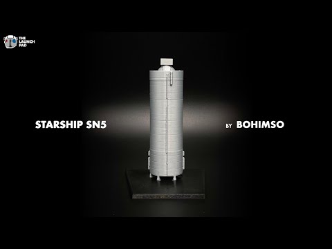 Model 3D Starship SN5 oleh Bohimso | Ulasan TLP