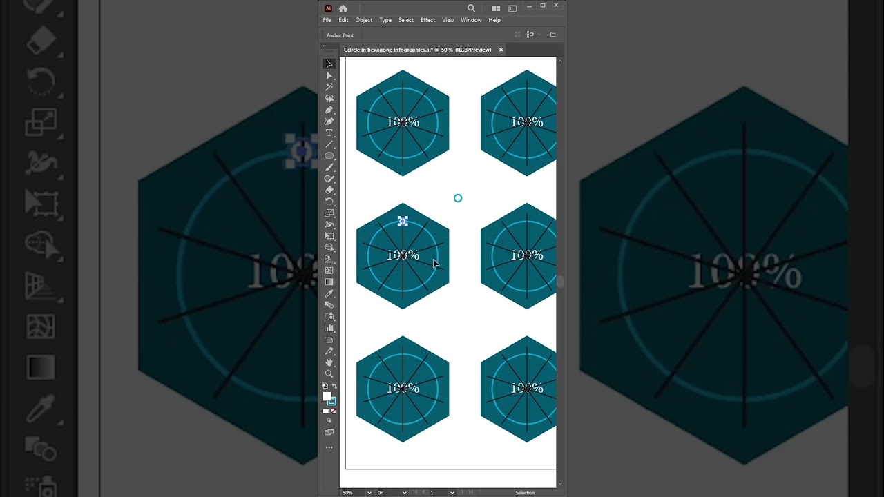 10 steps percentage infographics vector objects. #vector #illustrator #infographics