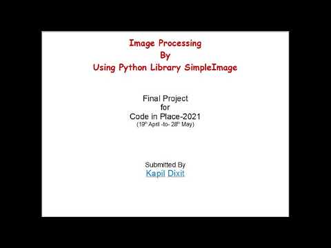 Image Processing By Using Python Library SimpleImage