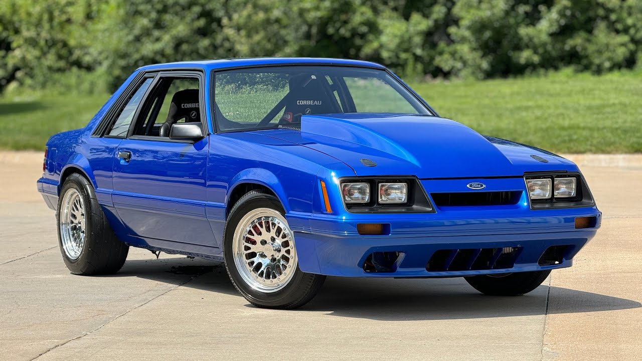 This Coyote-Swapped Foxbody Mustang Notchback Is One Sweet Build ...