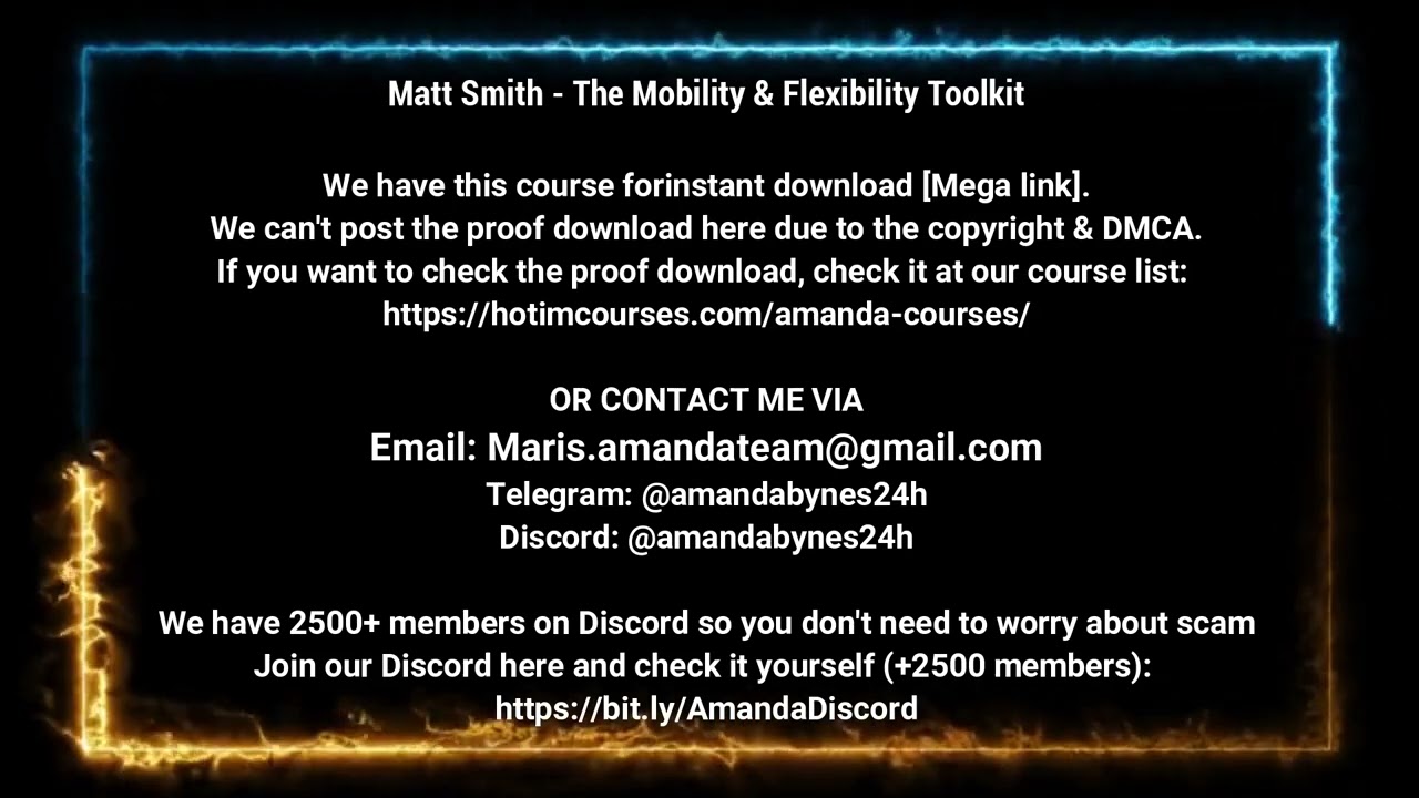 Matt Smith - The Mobility & Flexibility Toolkit Download