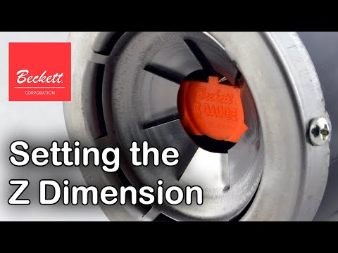 Setting the Z Dimension on F Head Burners