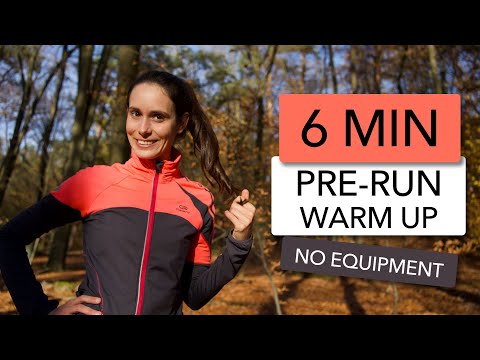 6 MIN PRE-RUN WARM UP | WARMING UP FOR RUNNERS