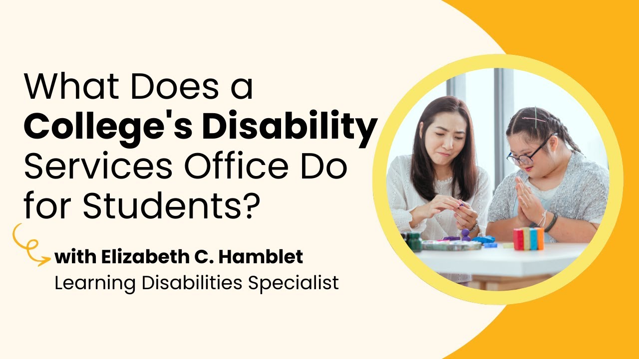 What Does a College's Disability Services Office Do for Students?