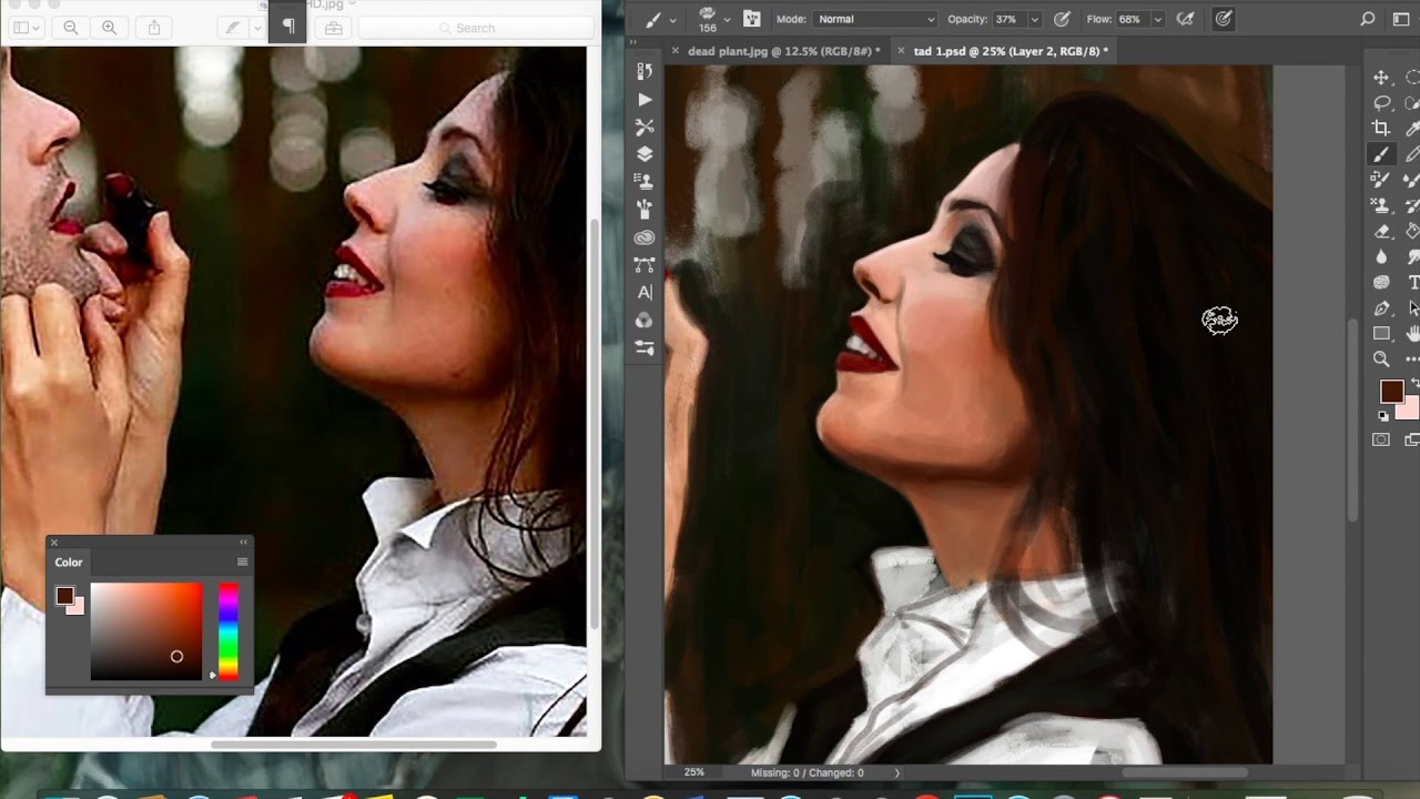 The Amazing Devil speed paint...part 1