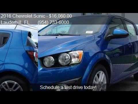 2016 Chevrolet Sonic LT Auto 4dr Hatchback for sale in Laude