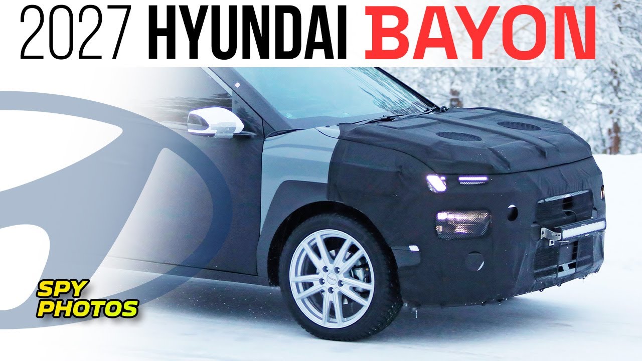 2027 Hyundai Bayon Caught Winter Testing With Boxier Silhouette ...