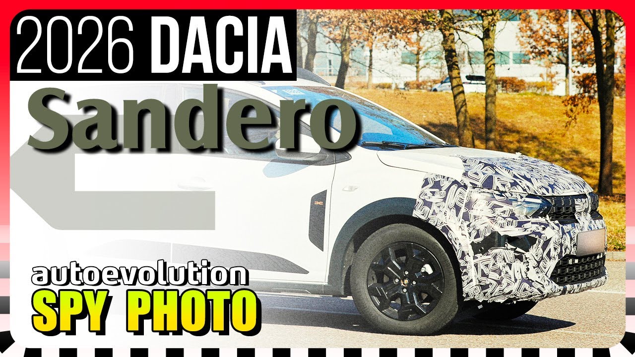 Dacia Sandero To Get Fresh Face and Tech Upgrades for 2026 Model Year - autoevolution