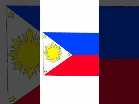 I tried to draw the philippine flag in ibispaint#drawing #shorts