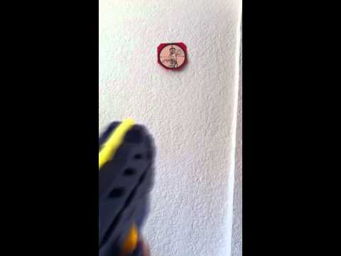 Nerf Longshot pump action Slamfire mod demo