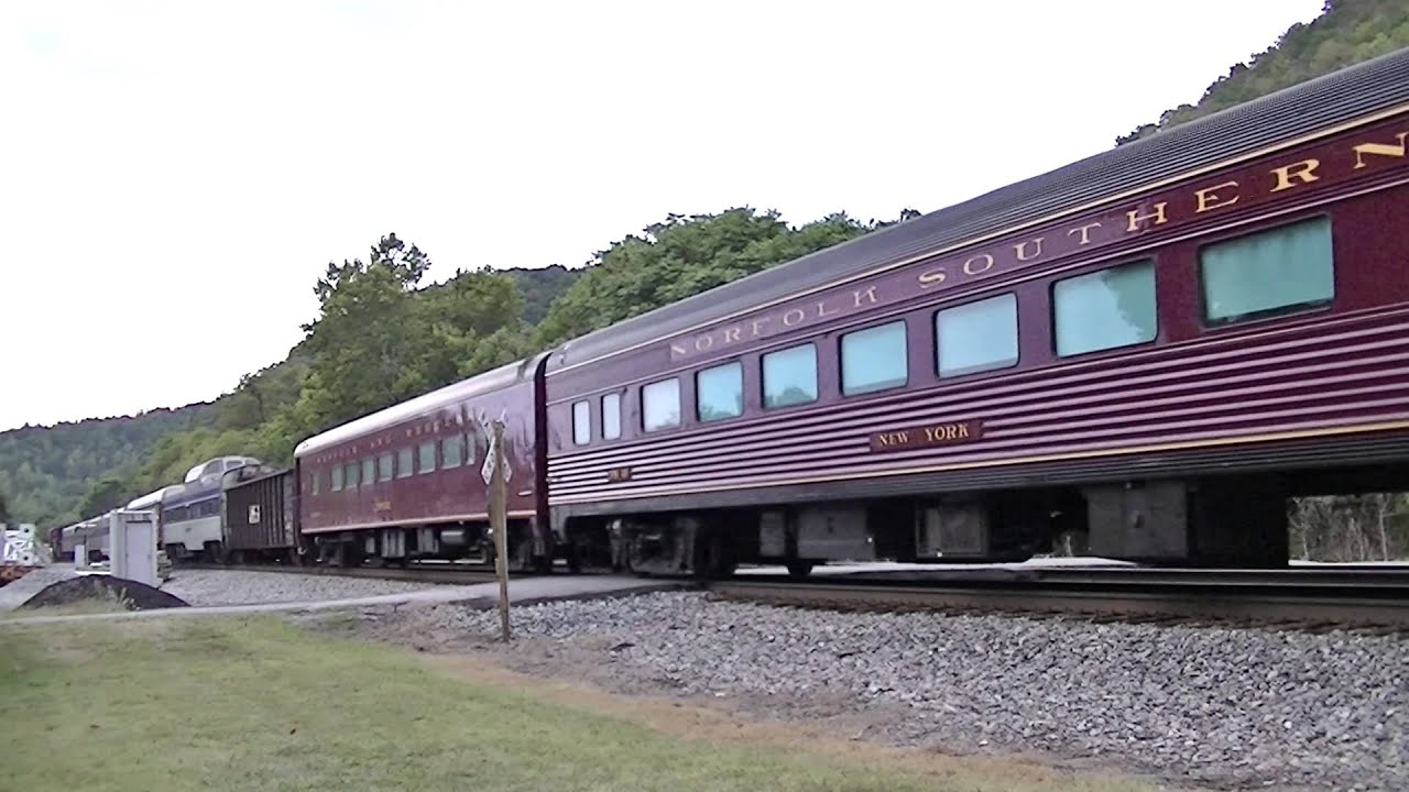 Amazing Catch of NS 911 & Veterans Units leading Passenger Coaches West!!!