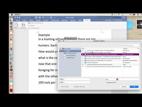 Zotero note + Bibliography (Harvard style)