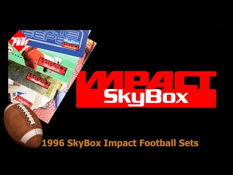 1996 SkyBox Impact & Impact RC Football Cards